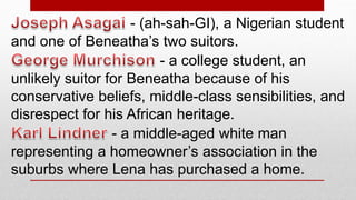 A Raisin in the Sun Summary | PPTX