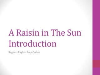 A raisin in the sun | PDF