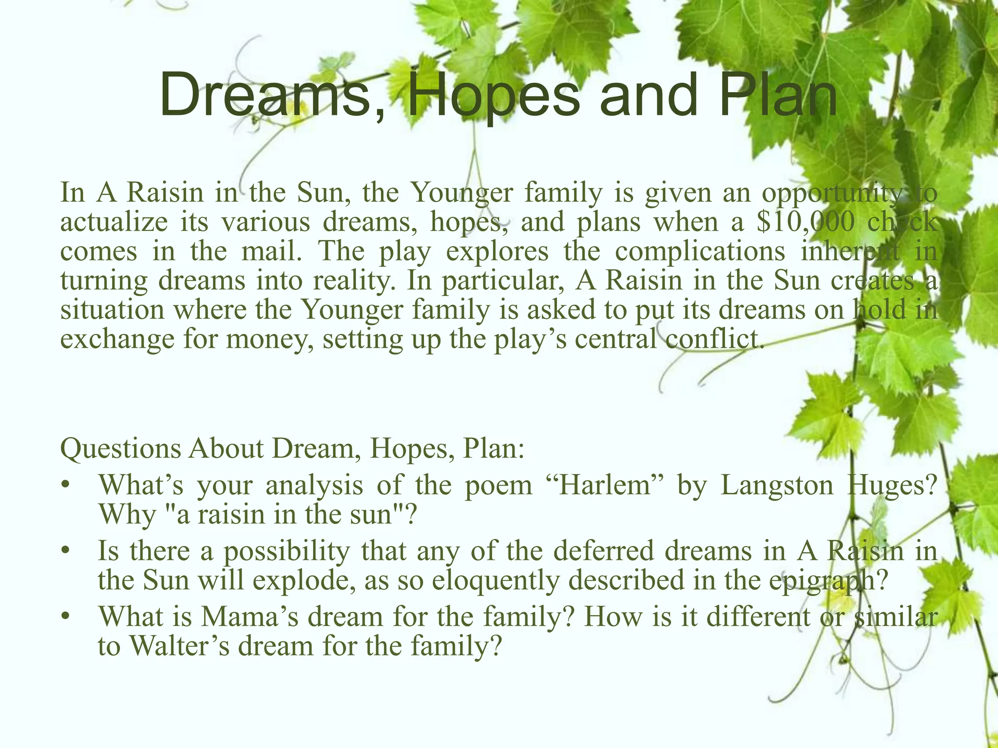 A Raisin in the Sun | PPTX