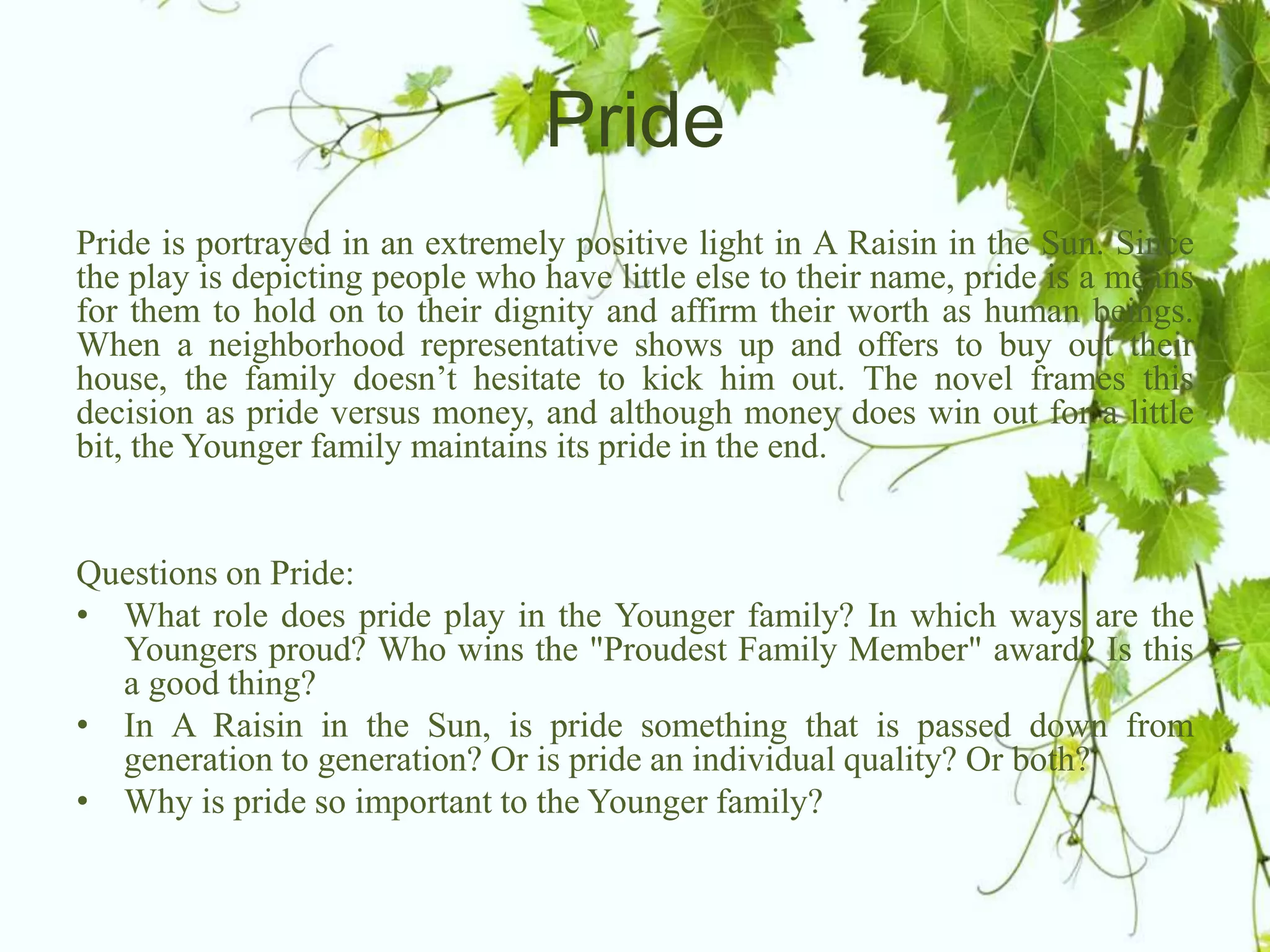 A Raisin in the Sun | PPTX