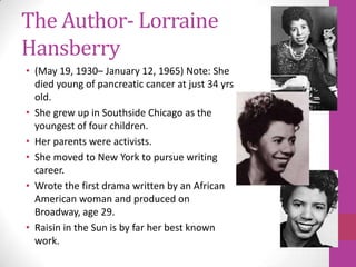 A Raisin in the Sun: Introduction | PPTX