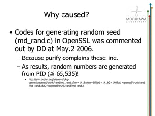 Debian OpenSSL valunerability | PPT