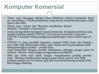 Arsitektur Komputer evolusi | PPTX