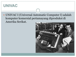 Arsitektur Komputer evolusi | PPTX