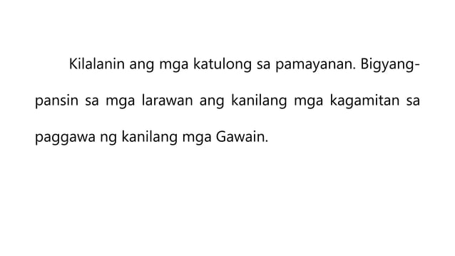 Mga Katulong sa Pamayanan | PPTX