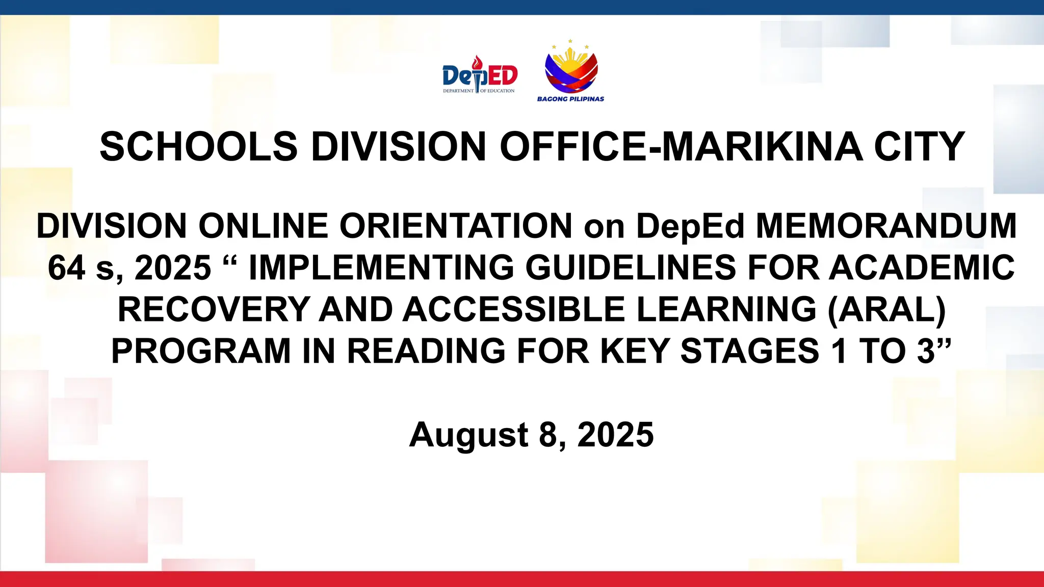 ARAL-ORIENTATION-DM-64-2025 (2).pptx ARAL-ORIENTATION-DM-64-2025 (2).pptx