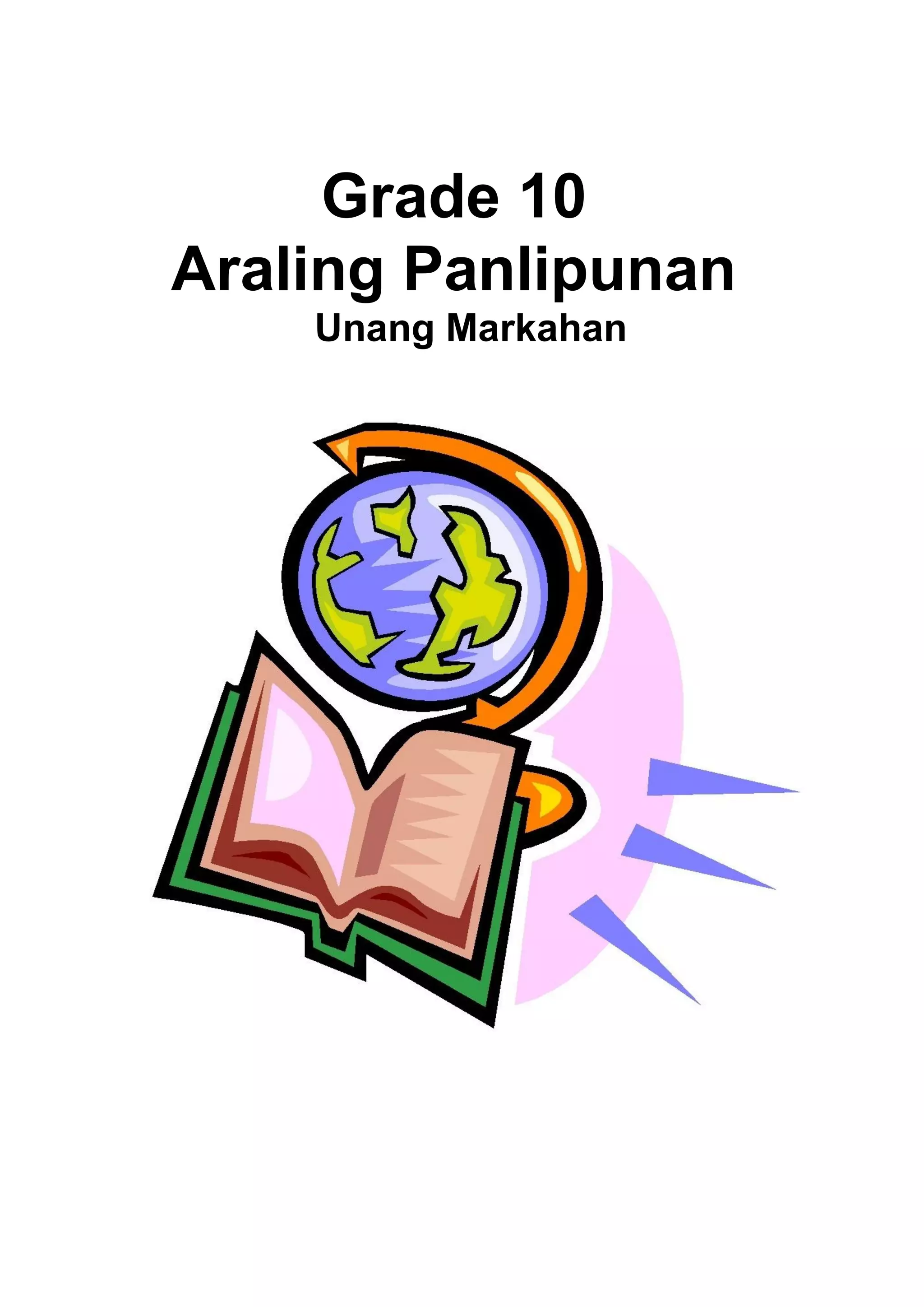 Araling Panlipunan Grade-10 - Learning Module - Quarter 1 - Module 1 4 ...