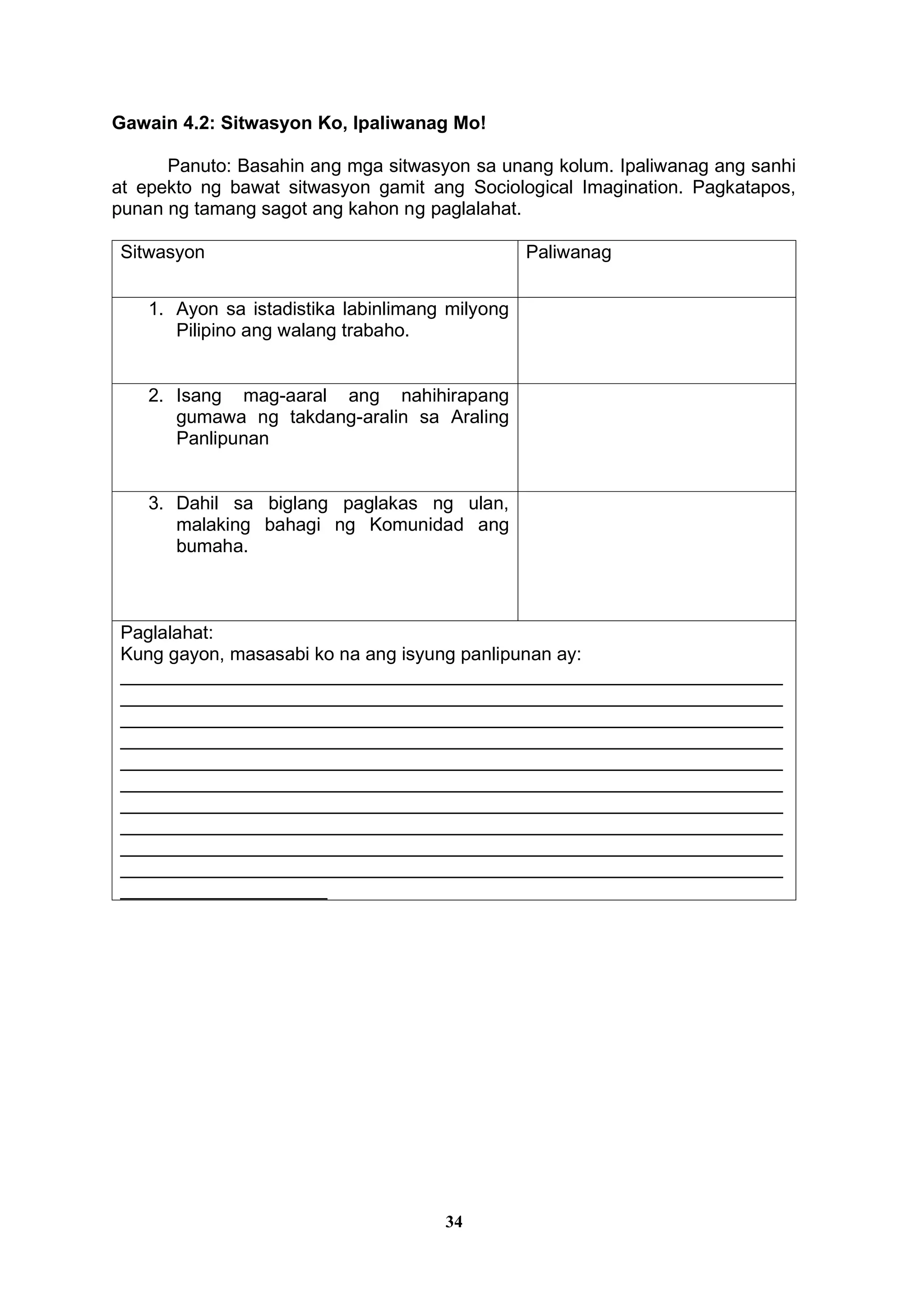 Araling Panlipunan Grade-10 - Learning Module - Quarter 1 - Module 1 4 ...