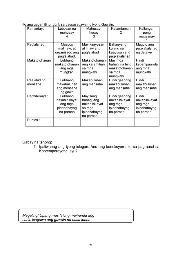 Araling Panlipunan Grade-10 - Learning Module - Quarter 1 - Module 1 4 ...