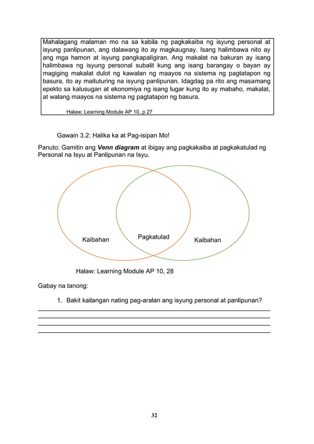 Araling Panlipunan Grade-10 - Learning Module - Quarter 1 - Module 1 4 ...