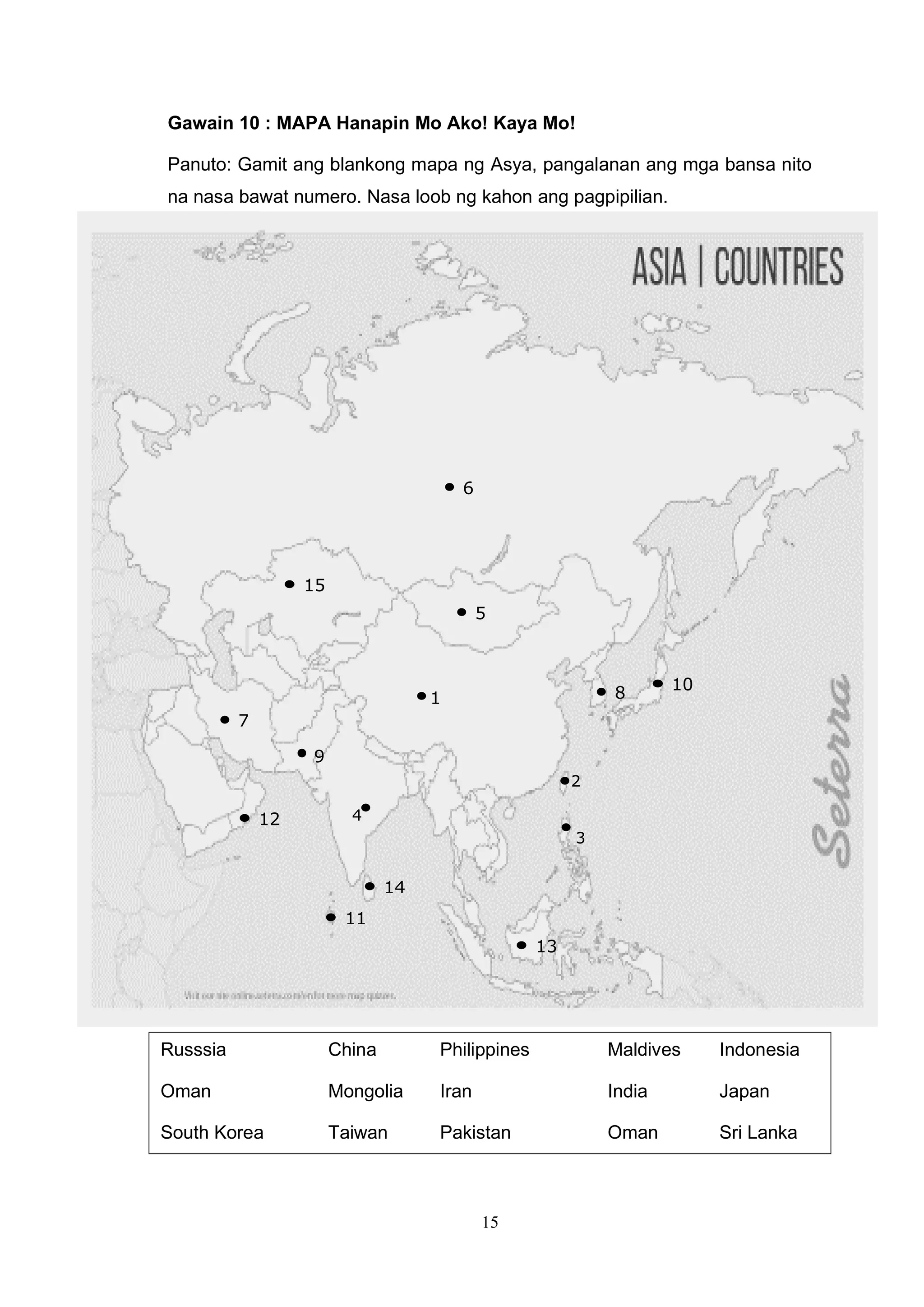Araling Panlipunan Grade-7 - Learning Module - Quarter 1 - Module 1 | PDF