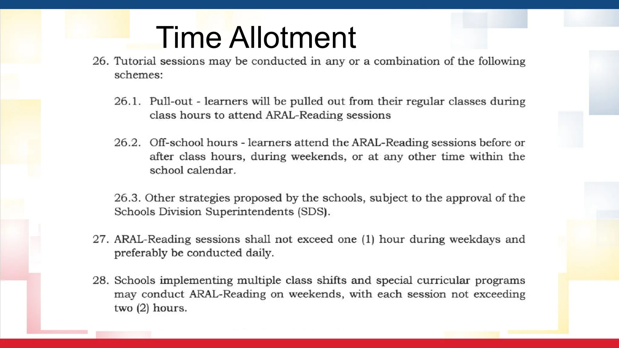 ARAL-Program-Primer For Guidance in Conducting | PPTX