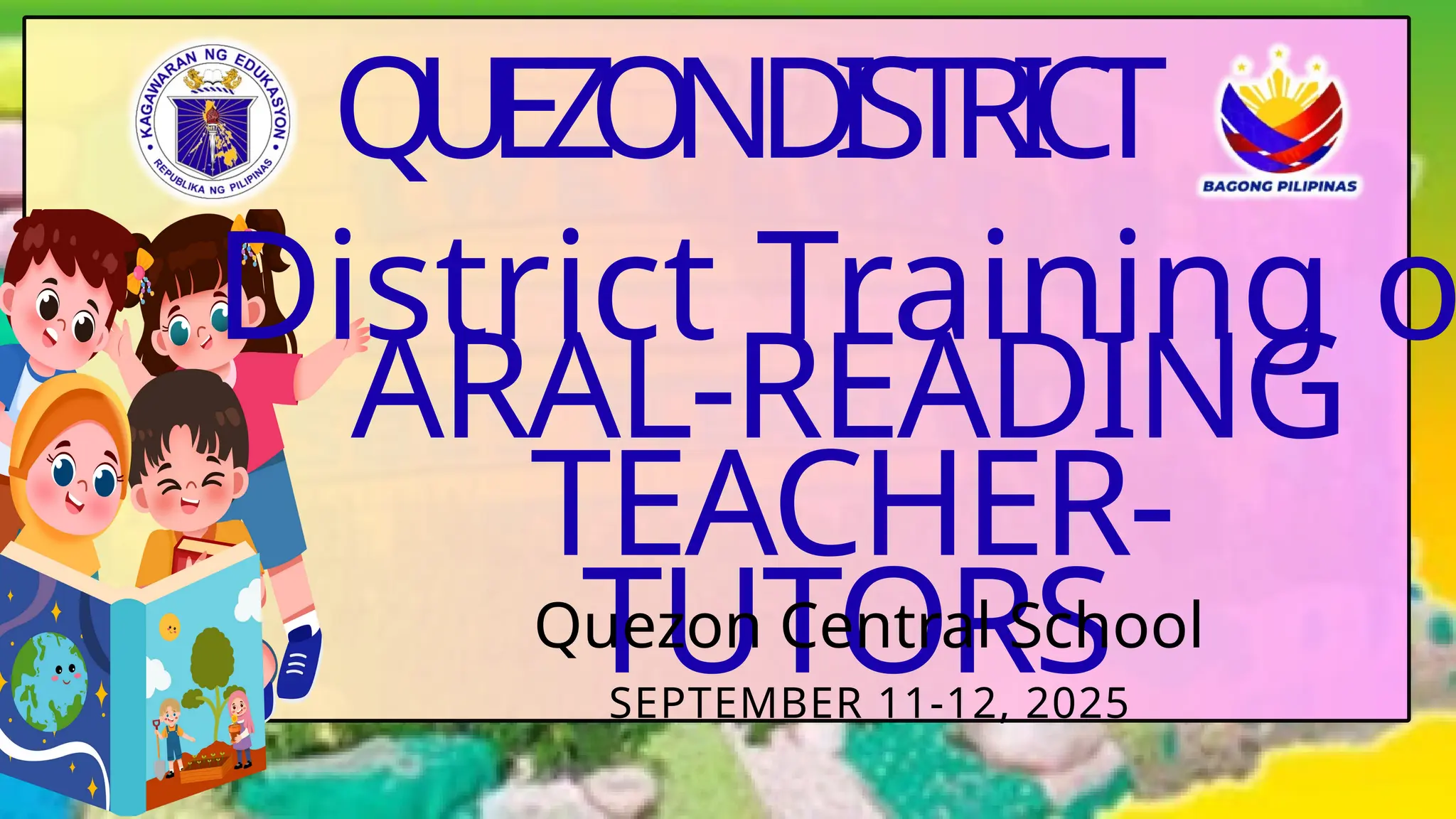 ARAL-READING TARPAULIN TEMPLATE FOR SCHOOL | PPTX