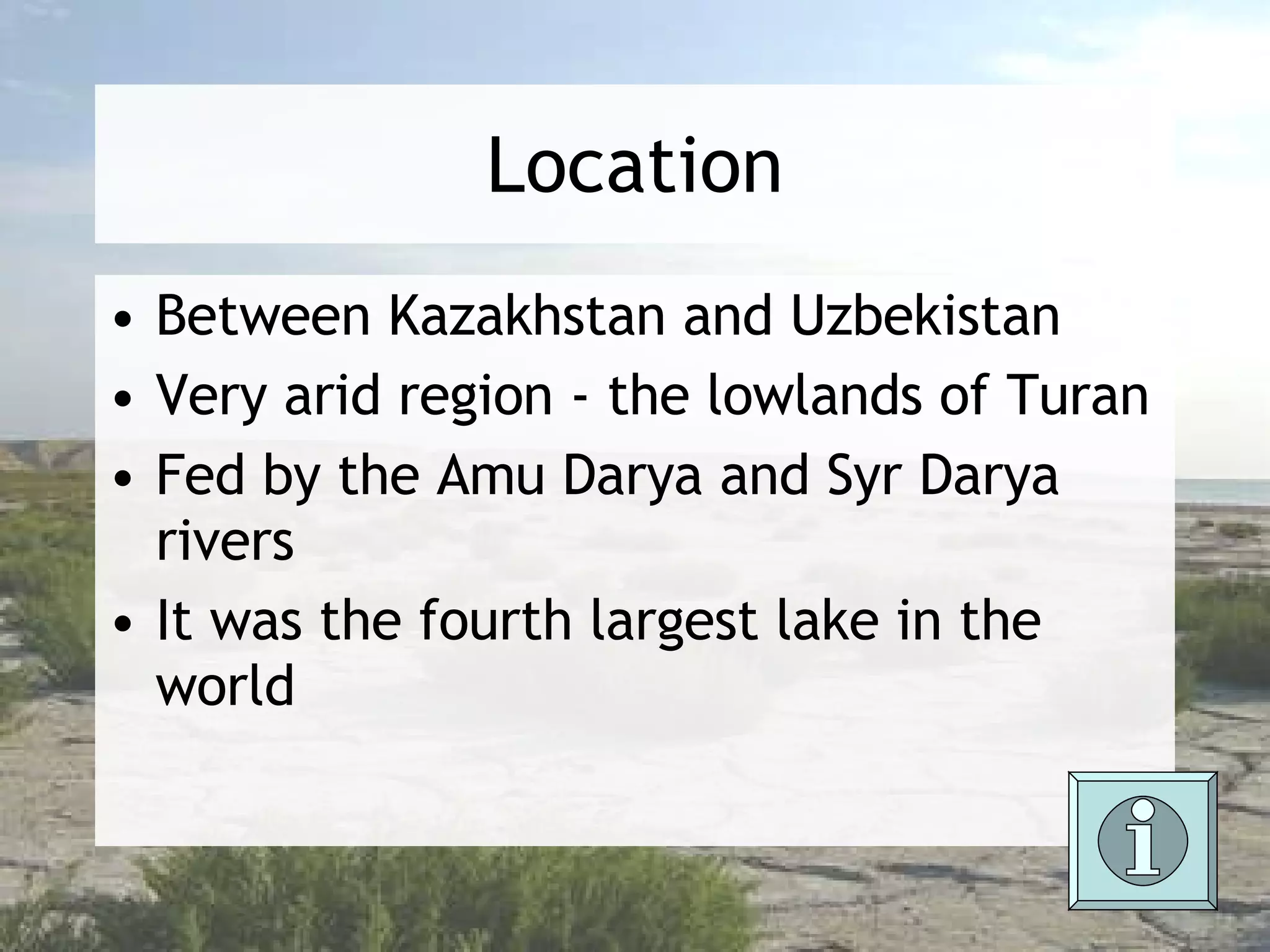 Aral Sea Detailed Revision | PPT