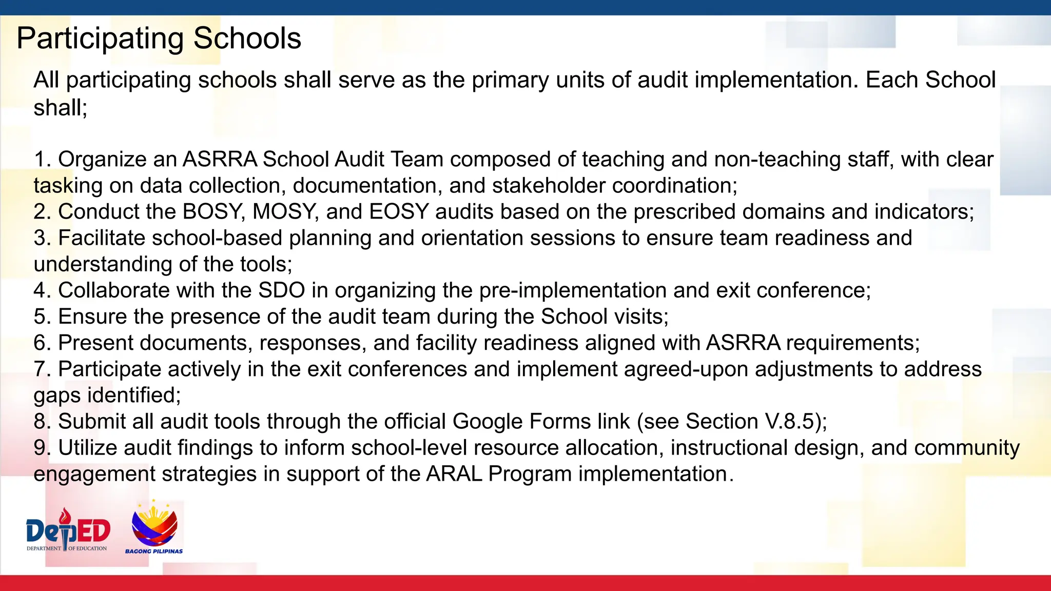 ARAL DIVISION ORIENTATION- Governance, Structure, Implementation and ...