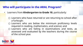 ARAL DIVISION ORIENTATION- Governance, Structure, Implementation and ...
