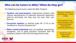 ARAL DIVISION ORIENTATION- Governance, Structure, Implementation and ...