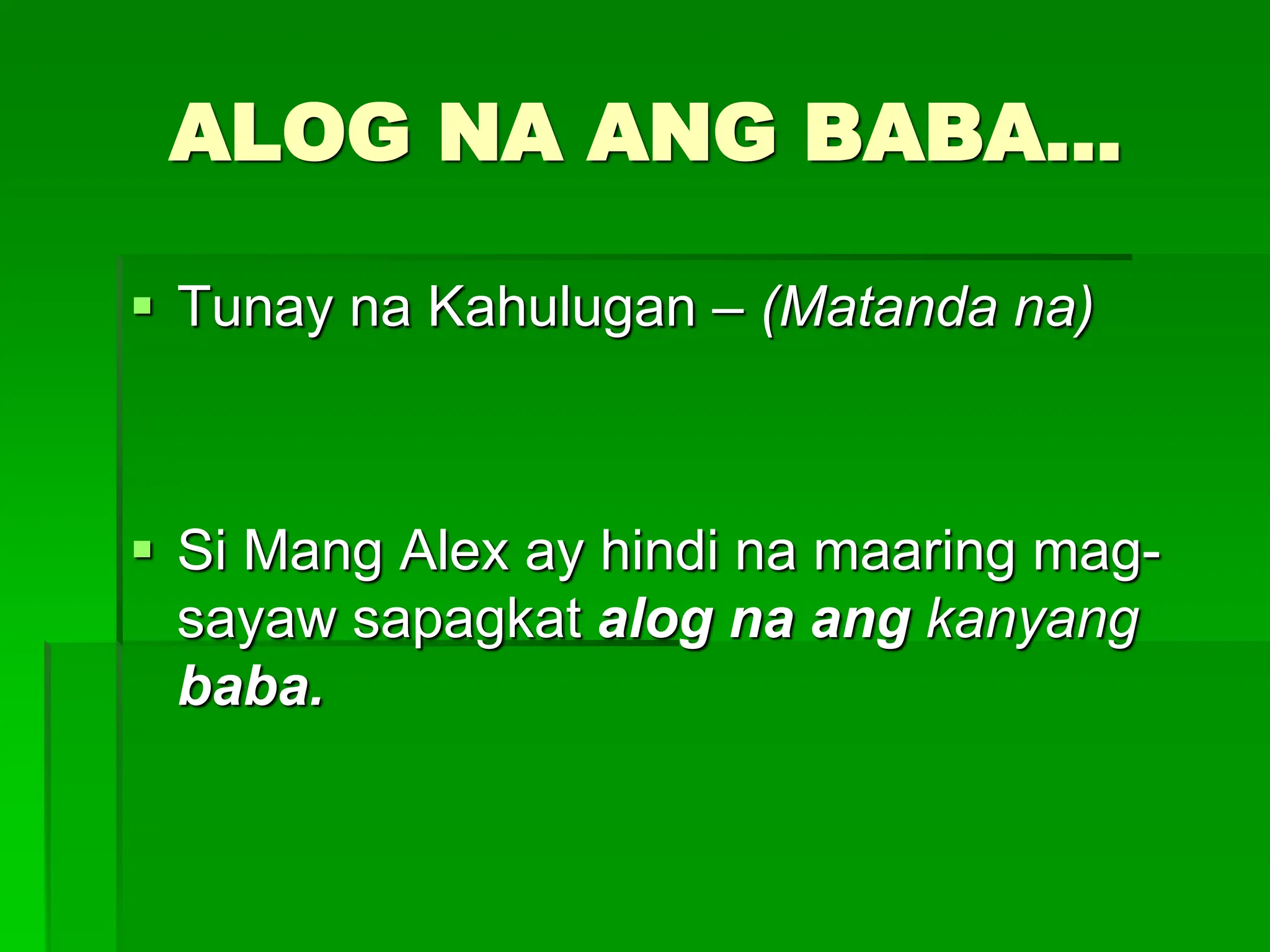 ARALIN-1-2 Idyoma, Sawikain at salita ng taon.ppt