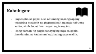 Aralin-1-Kahulugan-ng-Pagsulat.pptx