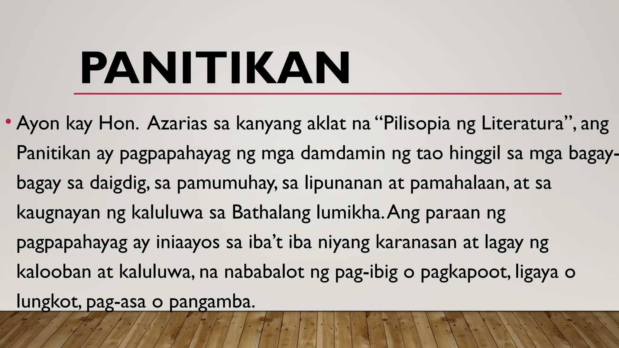 Aralin-1-panitikan-ng-pilipinas(anyo at uri) | PPT
