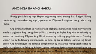 Aralin about 2.1 module and till about 2.2 | PPT