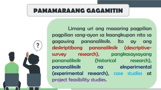 Bahagi-ng-Pananaliksik (Kabanata 1, 2,3 at 4) | PPTX