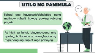 Bahagi-ng-Pananaliksik (Kabanata 1, 2,3 at 4) | PPTX