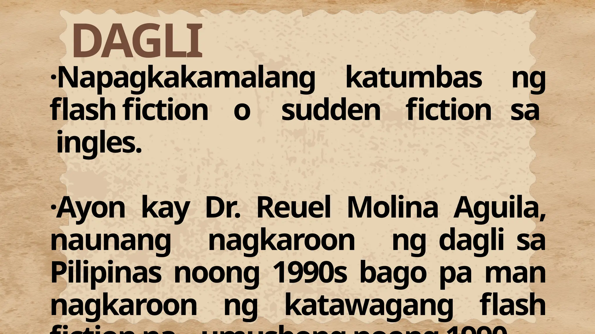 FILIPINO 10 QUARTER 2 LESSON 2 " DAGLI " pptx. | PPTX