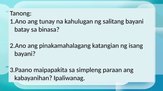 Aralin-3.6-Sundiata Epiko ng Sinaunang Mali.pptx