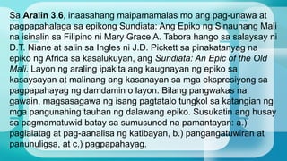 Aralin-3.6-Sundiata Epiko ng Sinaunang Mali.pptx