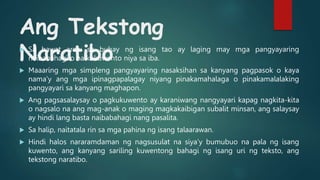 Aralin-3-naratibo.pptx pagbasa at pagsusuri | PPTX