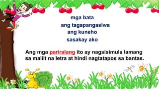 Aralin-3-Pariralapowerpoint presentation | PPTX