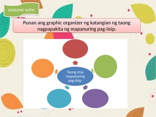 Pagyamanin-ang-Mapanuring-Pag-iisip.pptx