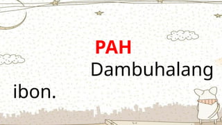 SANHI AT BUNGA- FILIPINO 7 UNANG MARKAHAN | PPTX