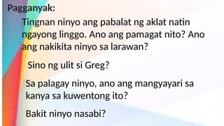 ARALIN-8-DAY-1-FILIPINO-BASA powerpoint. | PPTX