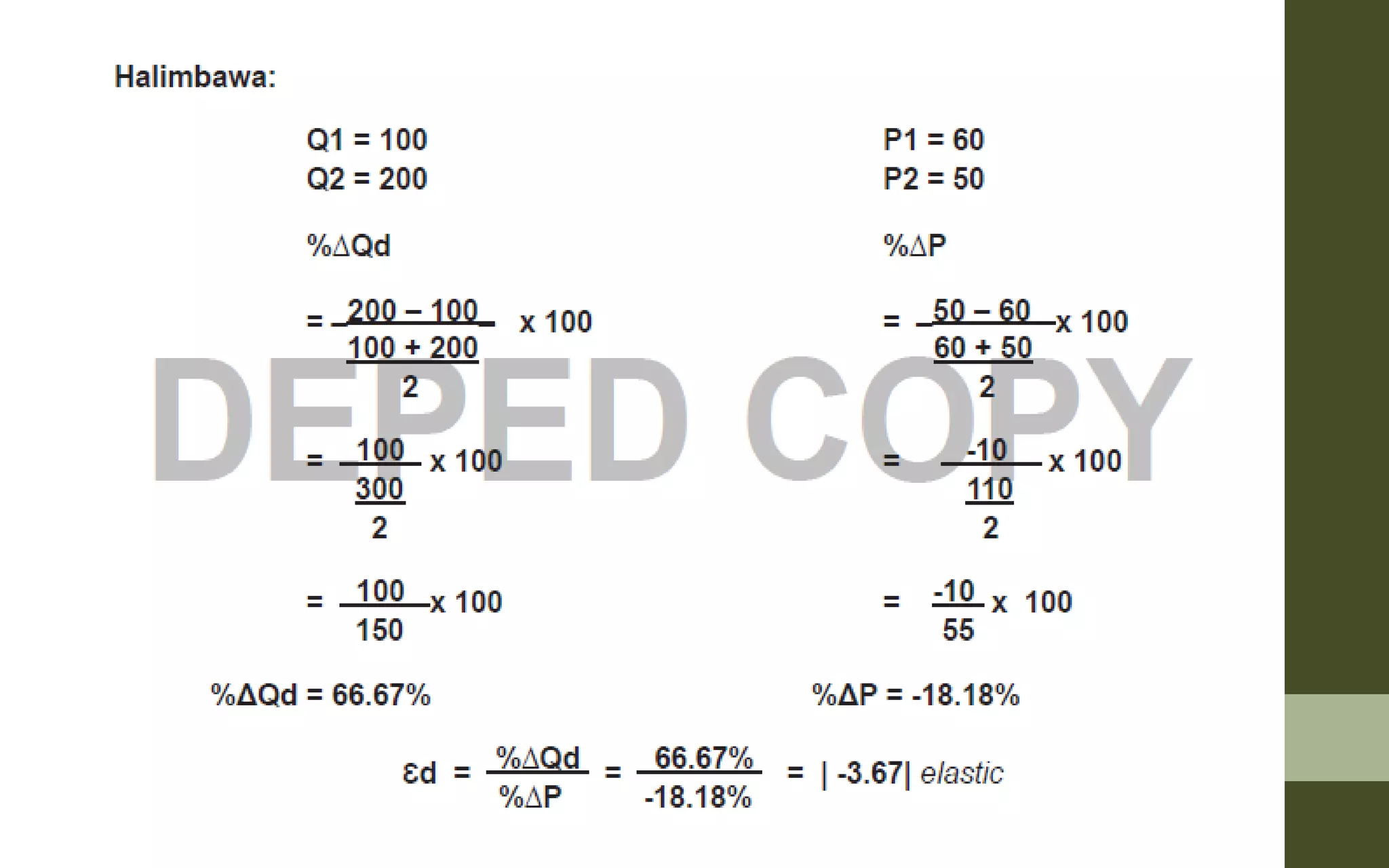 Aralin Panlipunan 9 - Price elasticity ng demand | PPTX