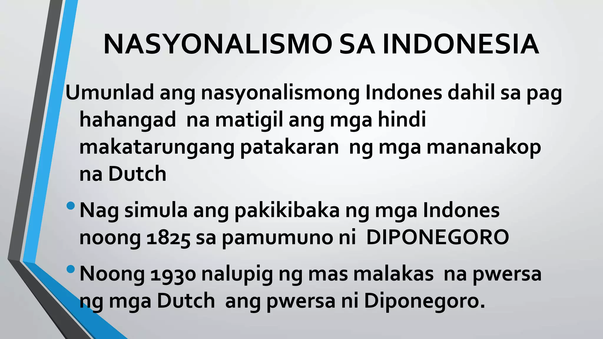 PAG UNLAD NG NASYONALISMO SA SILANGANG ASYA | PPTX