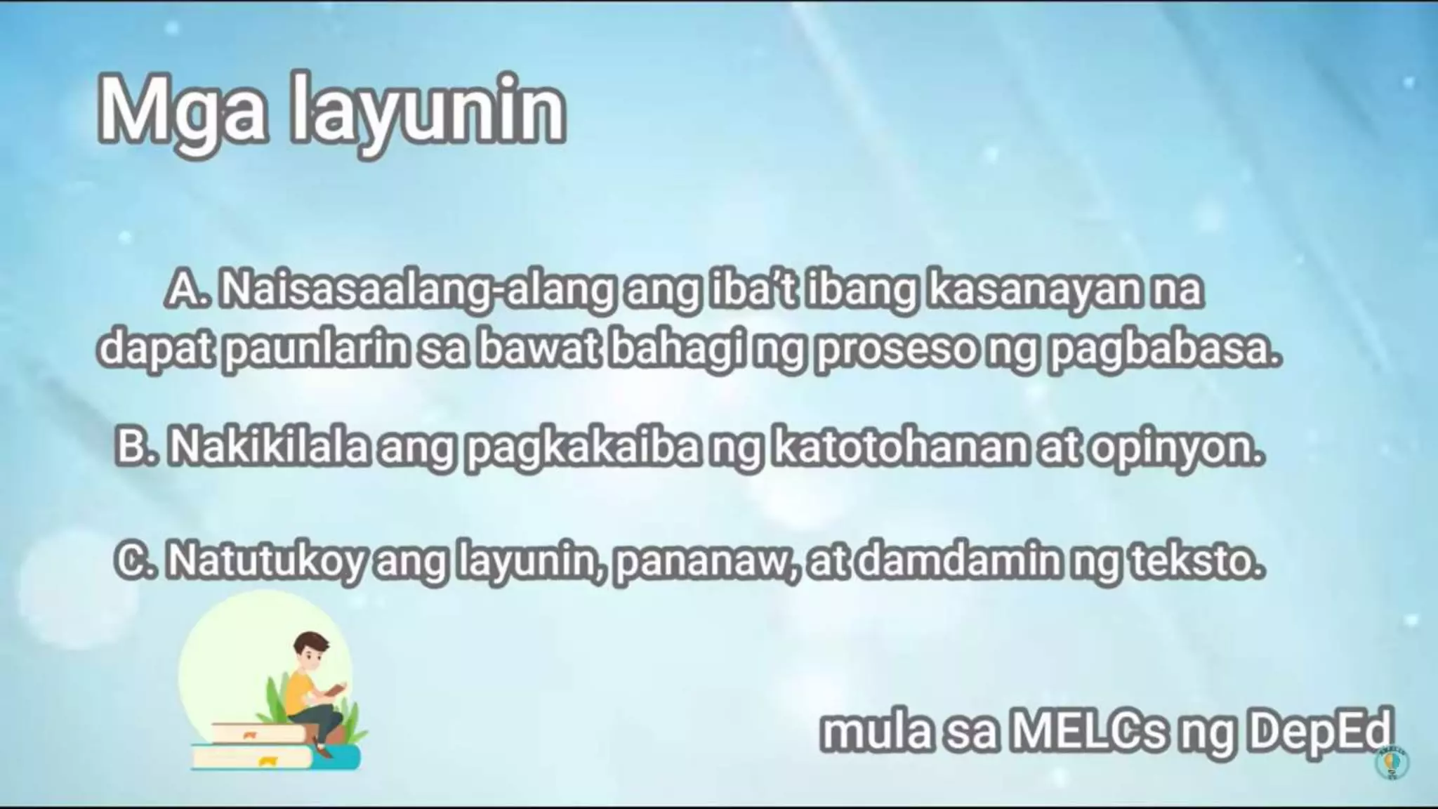 Aralin 1-14 Pagbasa at Pagsusuri ng Iba't Ibang Teksto tungo sa ...