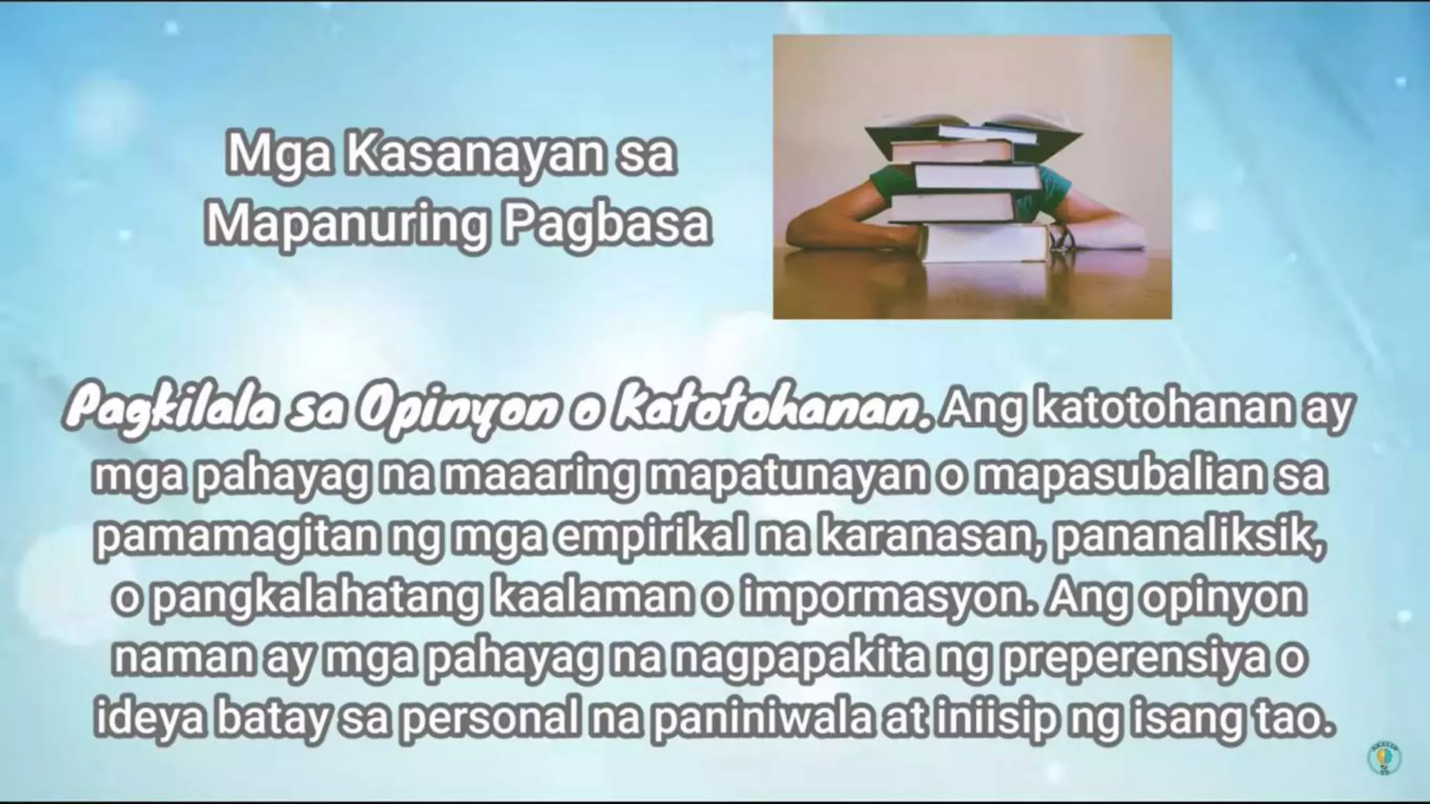 Aralin 1-14 Pagbasa at Pagsusuri ng Iba't Ibang Teksto tungo sa ...
