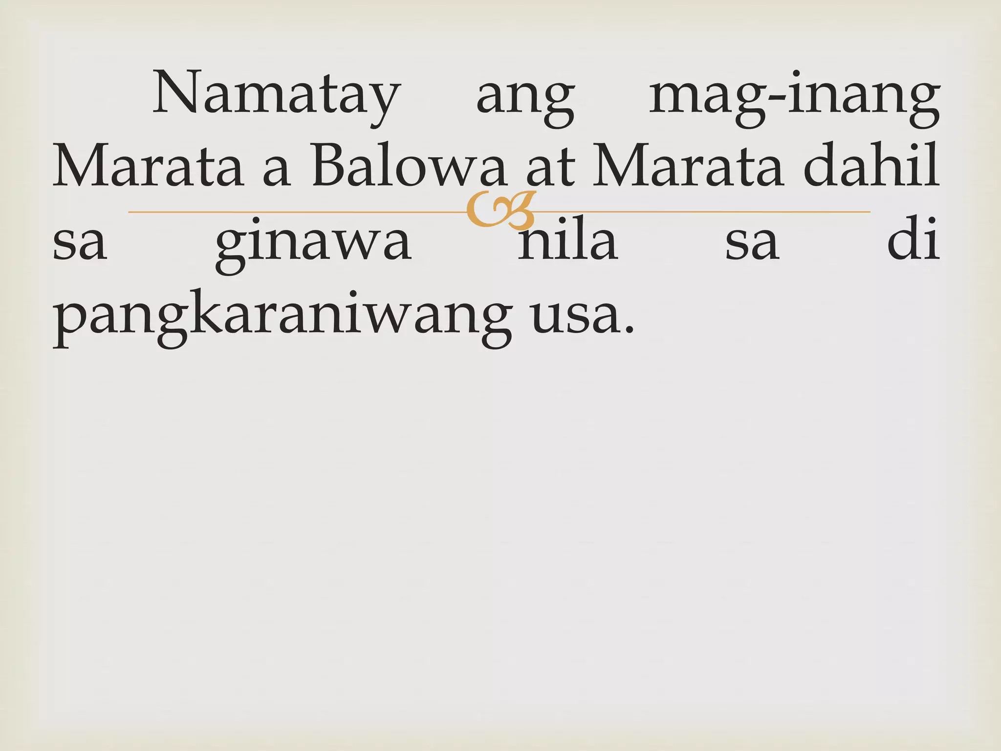 Aralin 1.2a panitikan- ang mataba at payat ng usa | PPTX