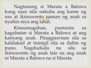 Aralin 1.2a panitikan- ang mataba at payat ng usa | PPTX