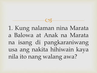 Aralin 1.2a panitikan- ang mataba at payat ng usa | PPTX