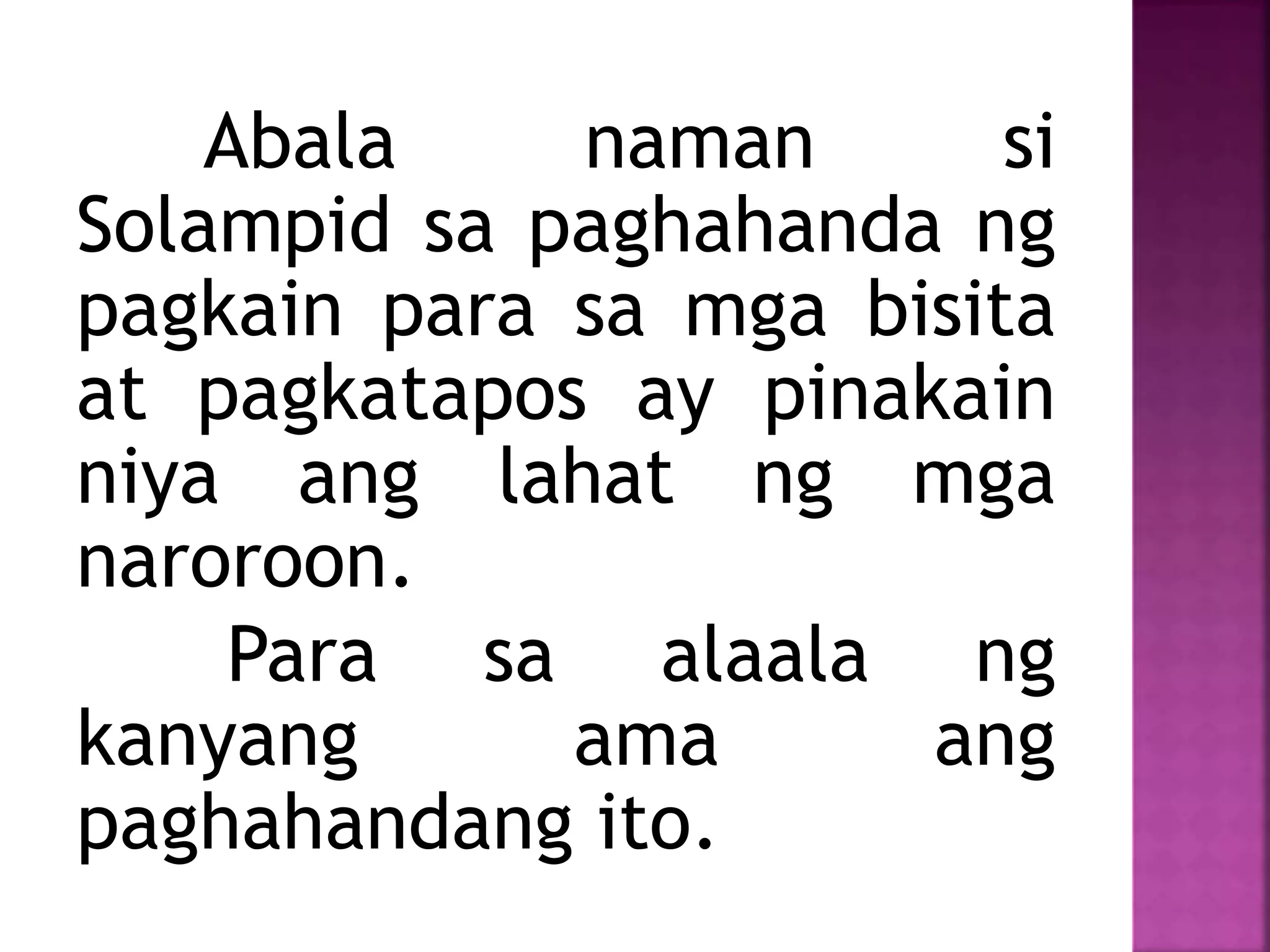 Aralin 1.4a panitikan-kuwento ni solampid | PPTX