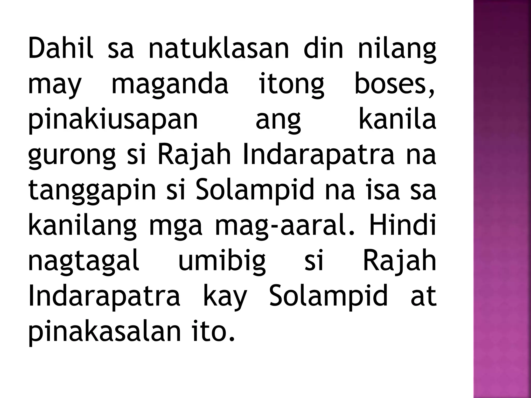 Aralin 1.4a panitikan-kuwento ni solampid | PPTX