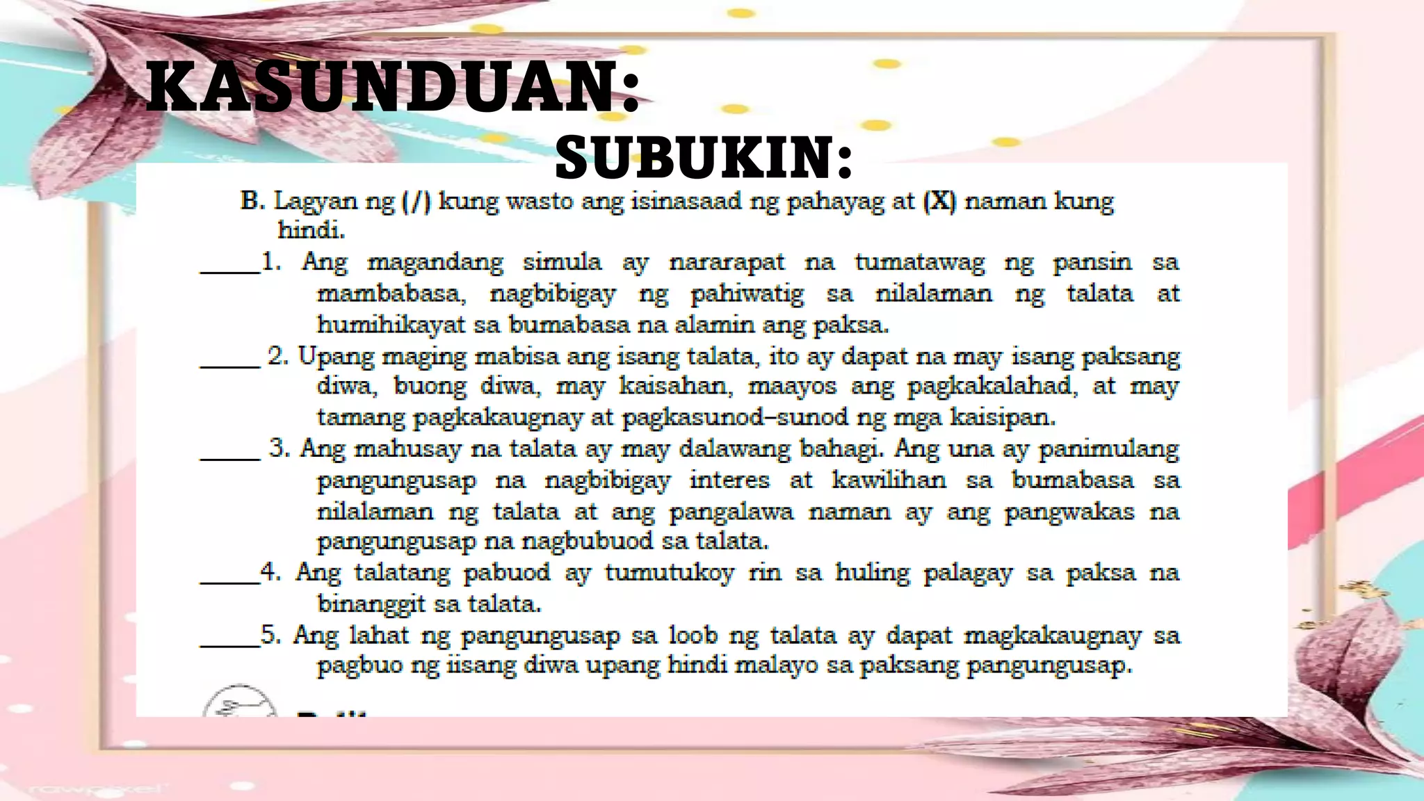 ARALIN 1.8 PAGSULAT NG TALATA.pptx