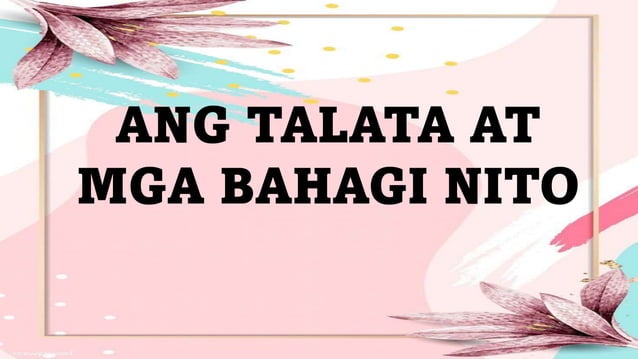 ARALIN 1.8 PAGSULAT NG TALATA.pptx