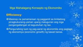 Aralin 1-Ang Konsepto ng Pag-aaral ng Ekonomiks.pptx