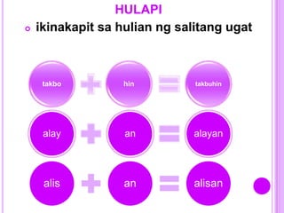 Aralin 1 - Anyo ng Morpema - Quitoras, Cristine Mae.pptx