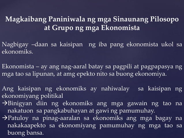 Aralin 1 kahulugan at kahalagahan ng ekonomiks | PPTX