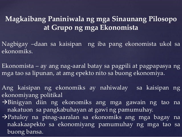 Aralin 1 kahulugan at kahalagahan ng ekonomiks Aralin 1 kahulugan at kahalagahan ng ekonomiks